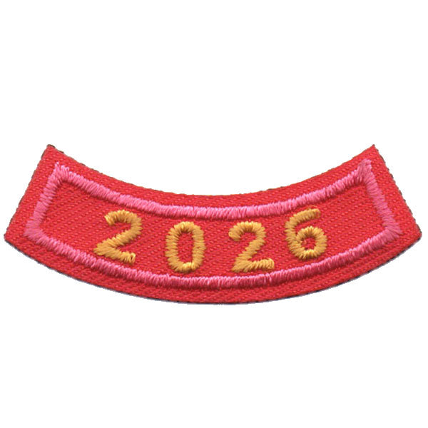 2026 Pink Year Rocker Patch – Girl Scout News and Activities